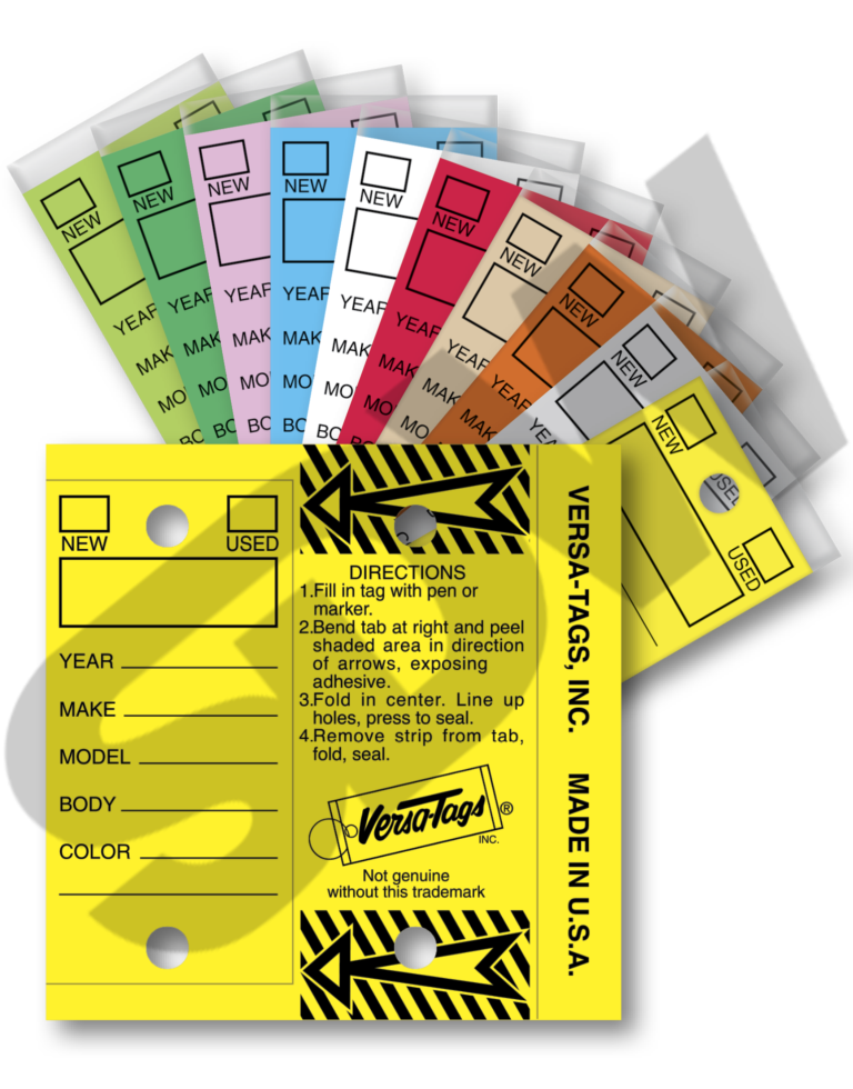 Key Tags: Consecu-Tags Versa Tags (125pk) #1-226 / #1-227 – SDW