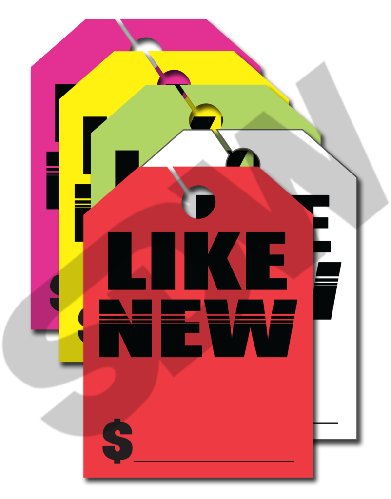 Hang Tags “Was Now” J Hook (50pk) FORM 282-WN – SDW